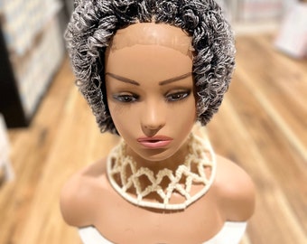 Grey Braided Wigs | Etsy