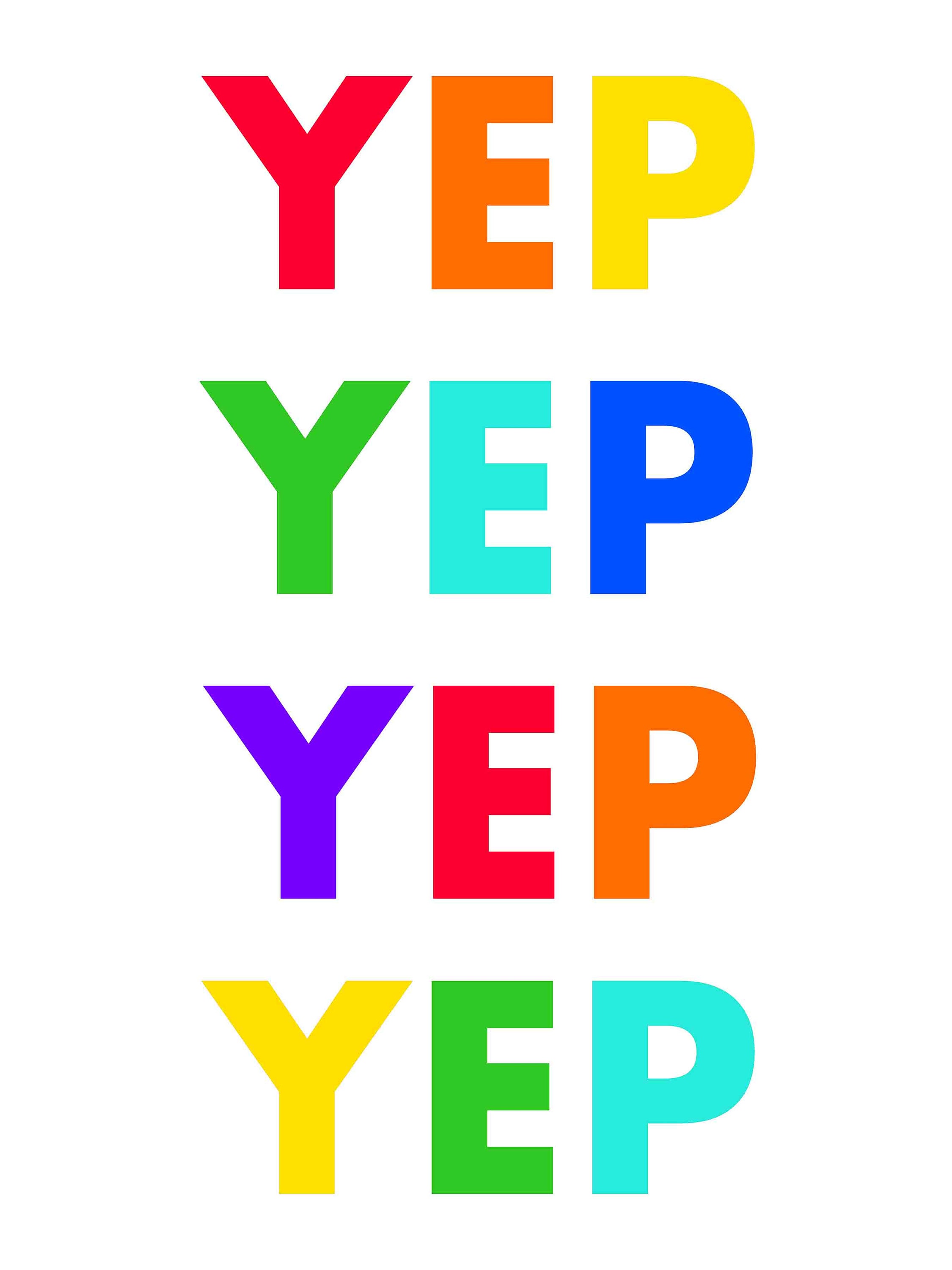 Yep Yep Yep Yep Archival Art Print | Etsy