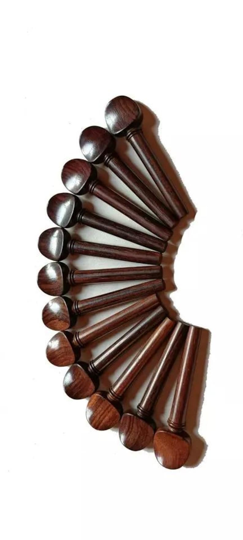 Rosewood Oud Tuning Pegs – 12-piece Arabic Aoud Replacement Luthier ...