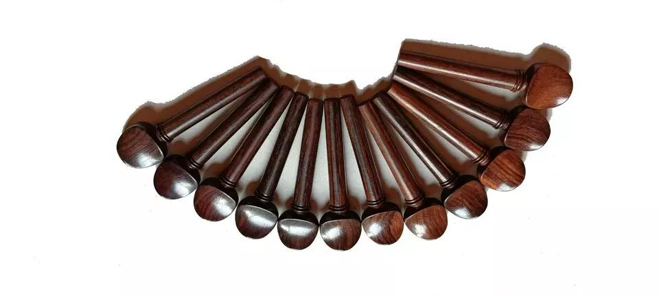 Rosewood Oud Tuning Pegs – 12-piece Arabic Aoud Replacement Luthier ...
