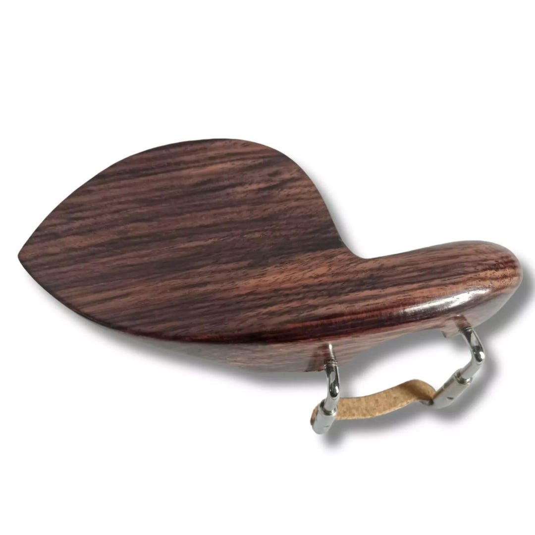 Violin Stard Guarneri Model Chinrest, Rosewood With Chromium Brackets ...