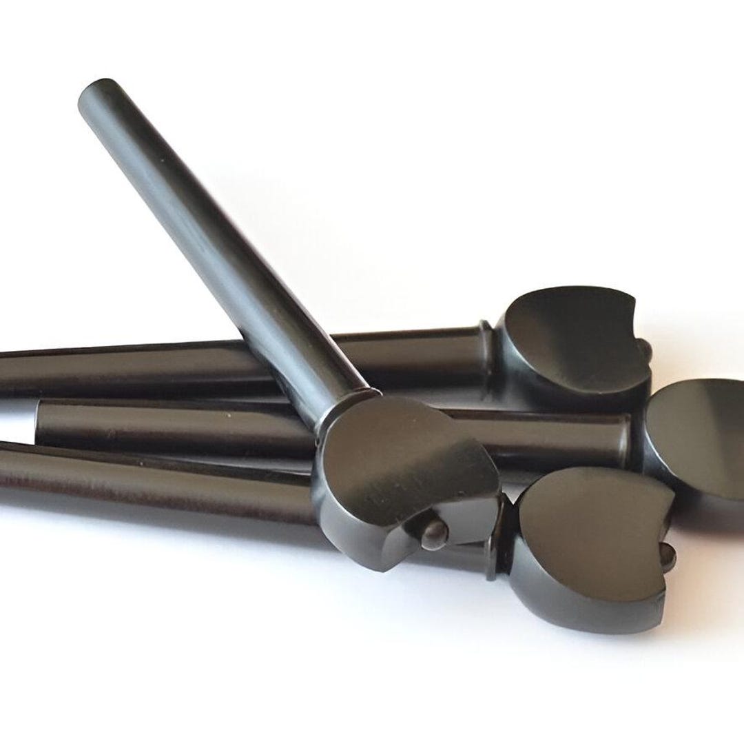 Ebony Wood Pegs, Lute Model Pegs, Ebony Instrument Peg Set, Brown Pegs ...