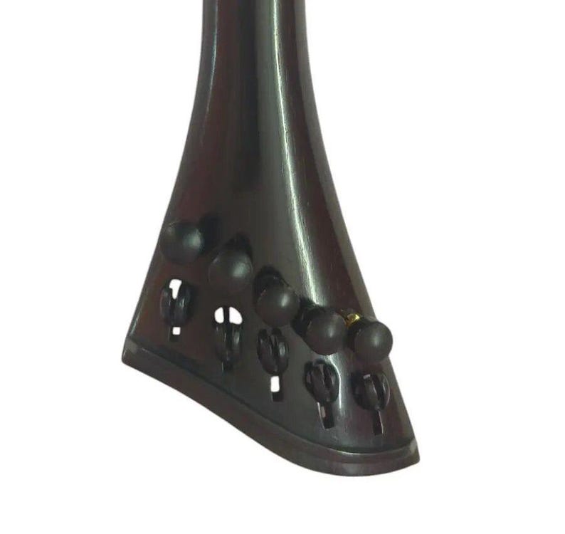 Buy Professional 4/4 Full Size 5-string Violin Tailpiece – Solid Ebony ...