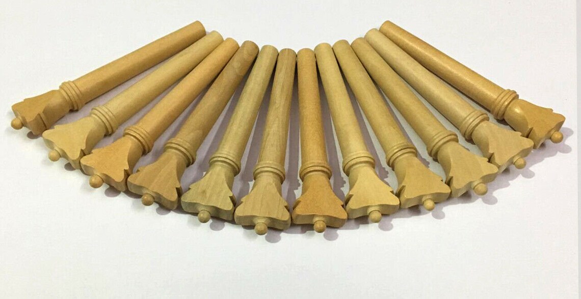 Lute Pegs Lutes Peg Set of 13 Pieces Lute Instrument Lute Musical ...