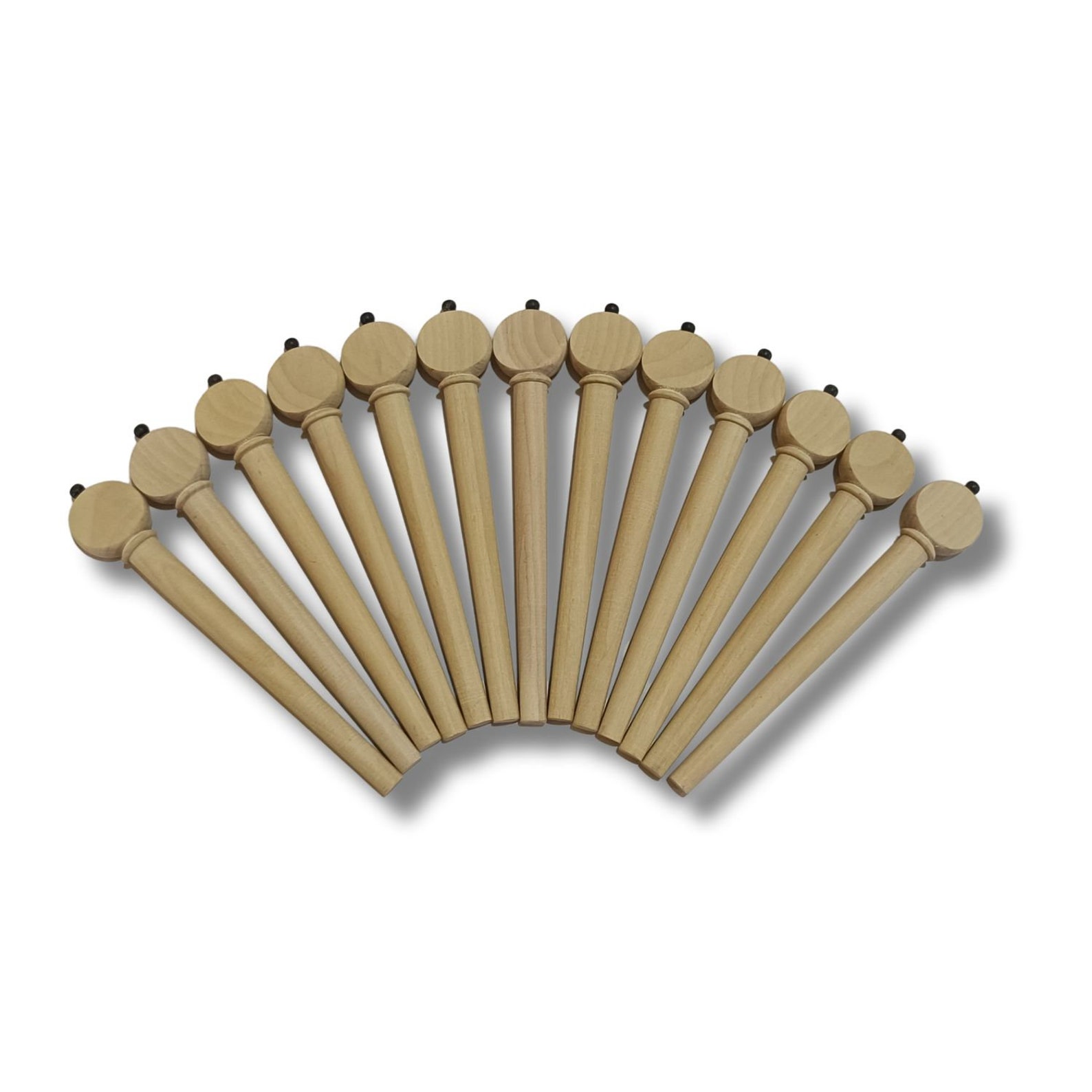 Lute Pegs Set of 13 Pieces AAA Quality Ebony Wood - Etsy