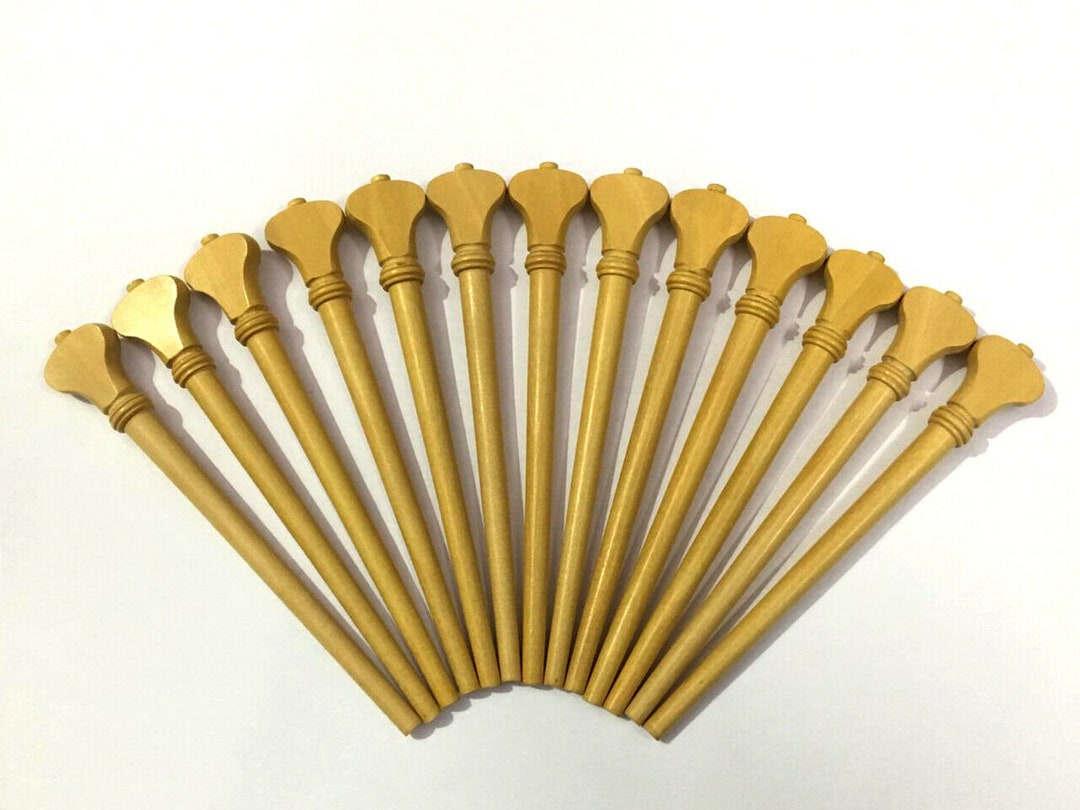 13 Pieces Lute Pegs Baroque Boxwood Lute Pegs AAA Quality Pegs Handmade ...