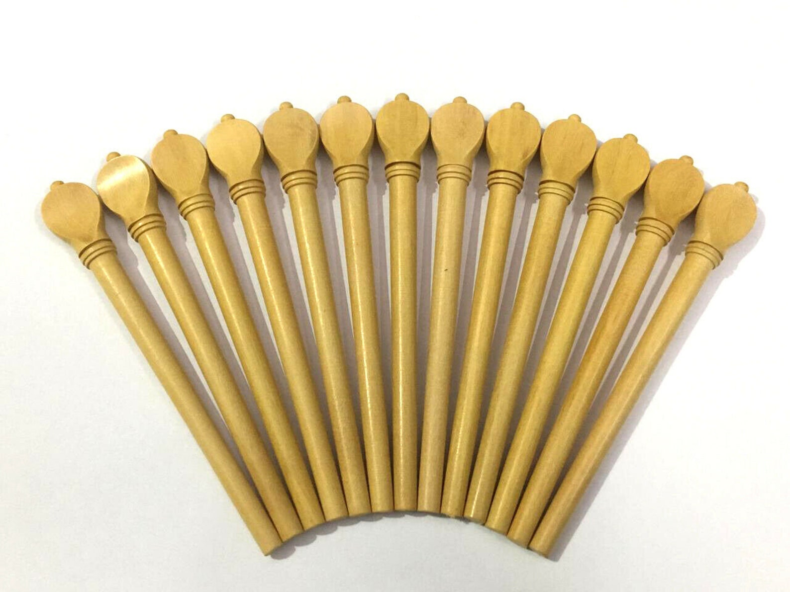 13 Pieces Lute Pegs Baroque Style Set Of Box Wood AAA | Etsy