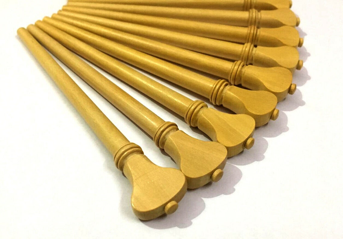 13 Pieces Lute Pegs Baroque Style Set of Box Wood AAA Quality - Etsy