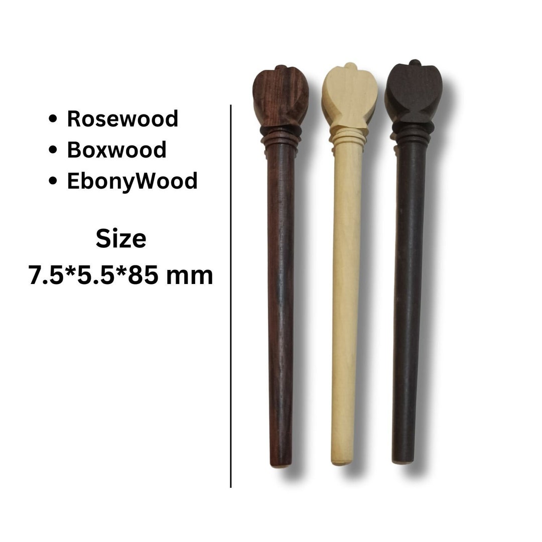 Set of 13 Lute Pegs Instrument Parts Wooden Musical Instrument Lute ...