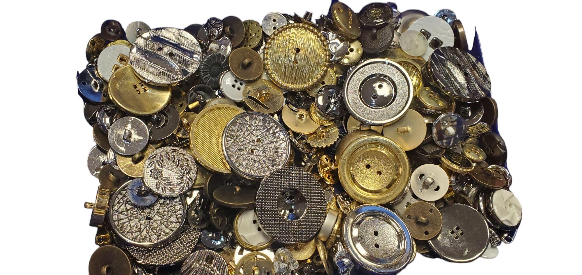 Assorted Metal Buttons - Etsy