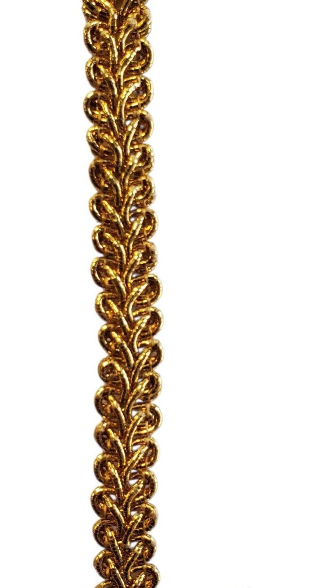Metallic Gold Chanel Braid 11mm - Etsy