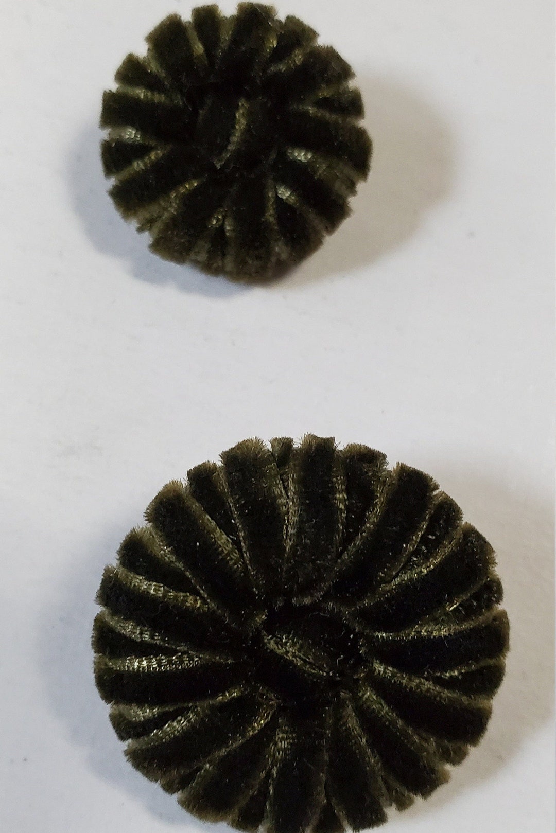 Felt Hand Braided Covered Button - Etsy