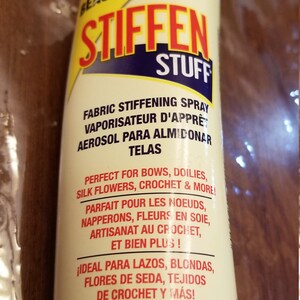 Fabric Stiffener Spray - Etsy