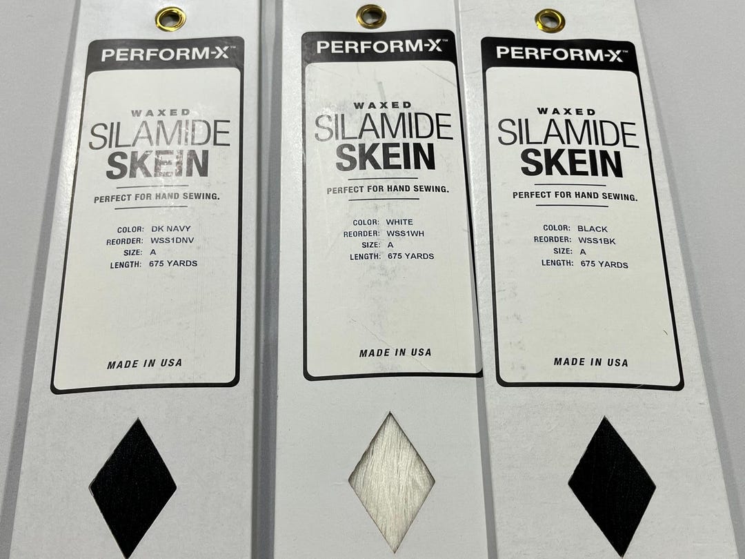 Waxed SILAMIDE Skein Thread - Etsy