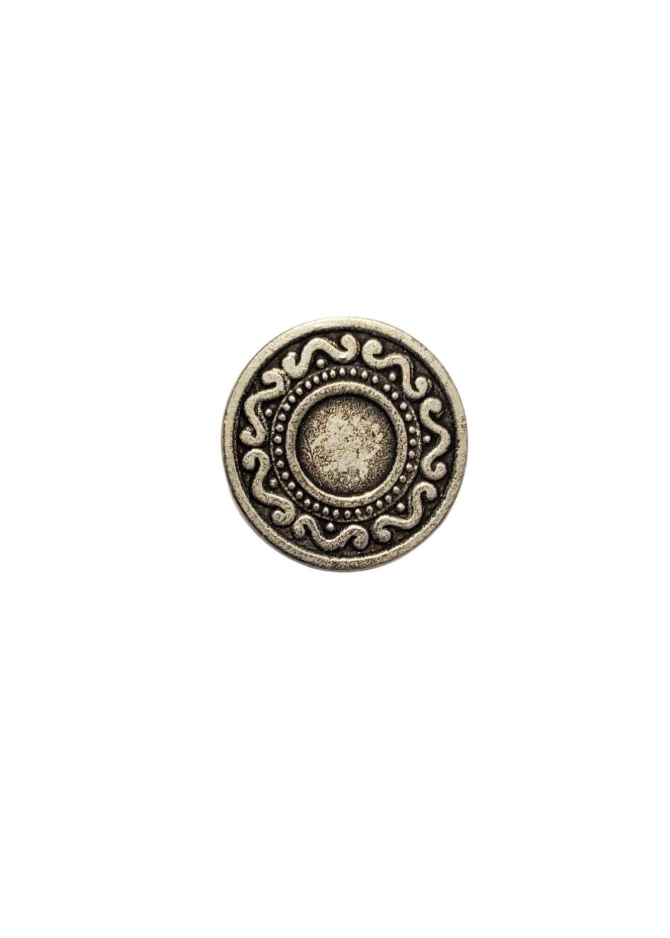 Mosaic Pattern Metal Button - Etsy