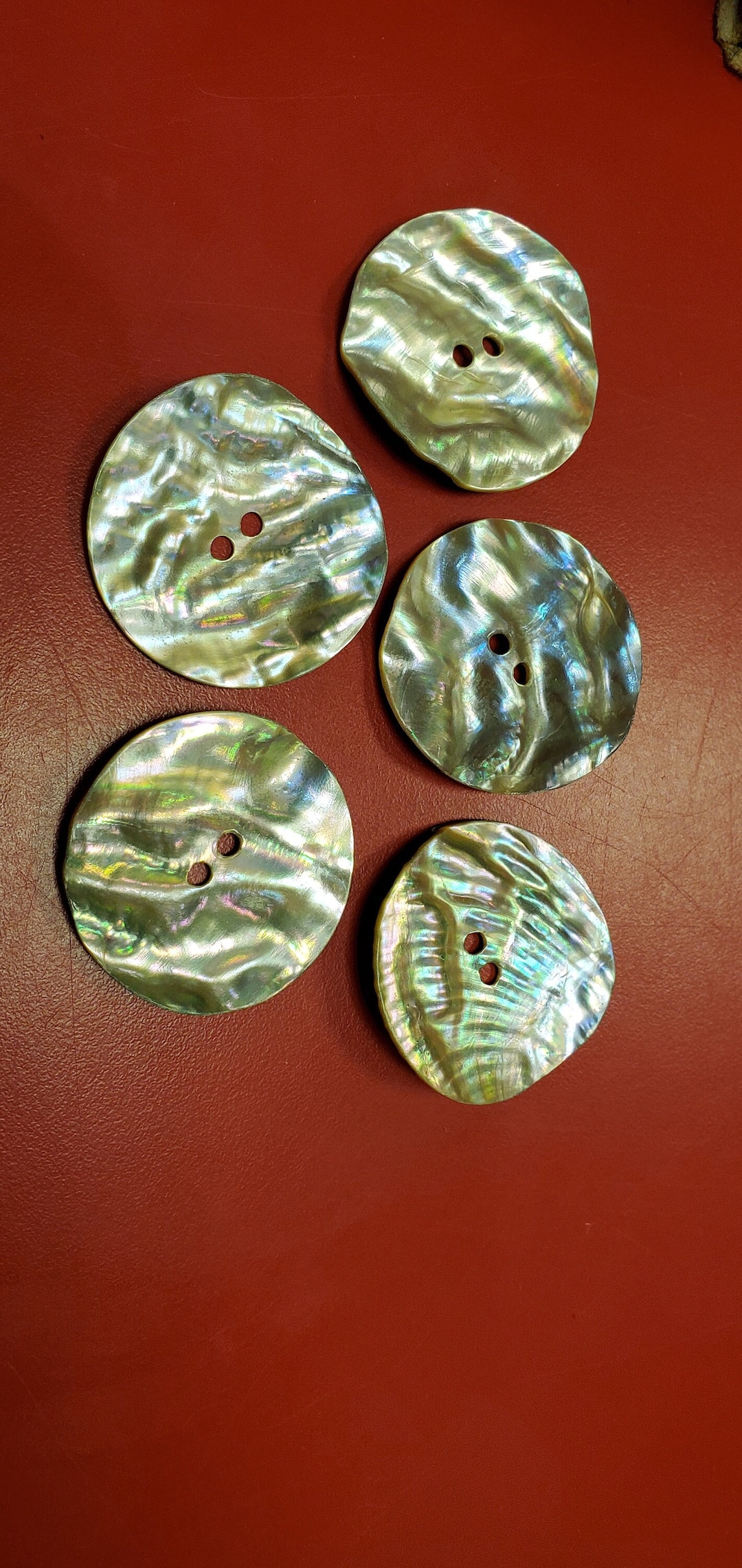 Seashell Vintage Button - Etsy