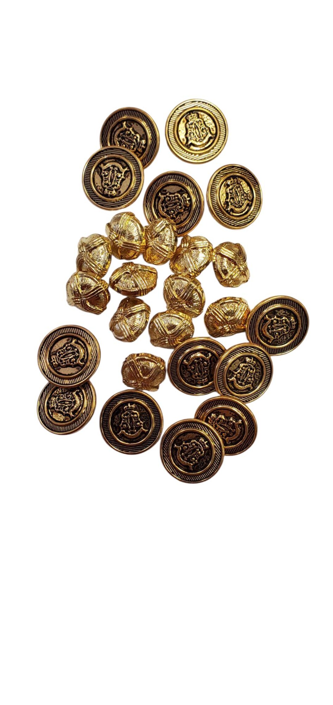 Vintage Gold Buttons - Etsy