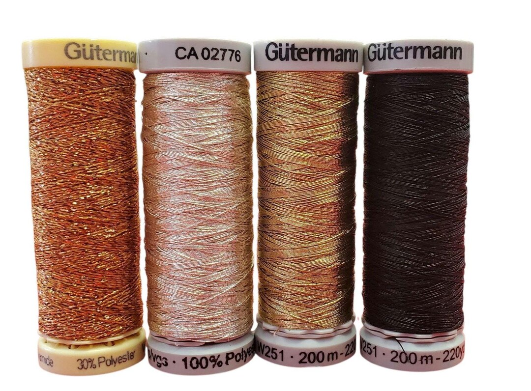 Gutermann Metallic Thread - Etsy