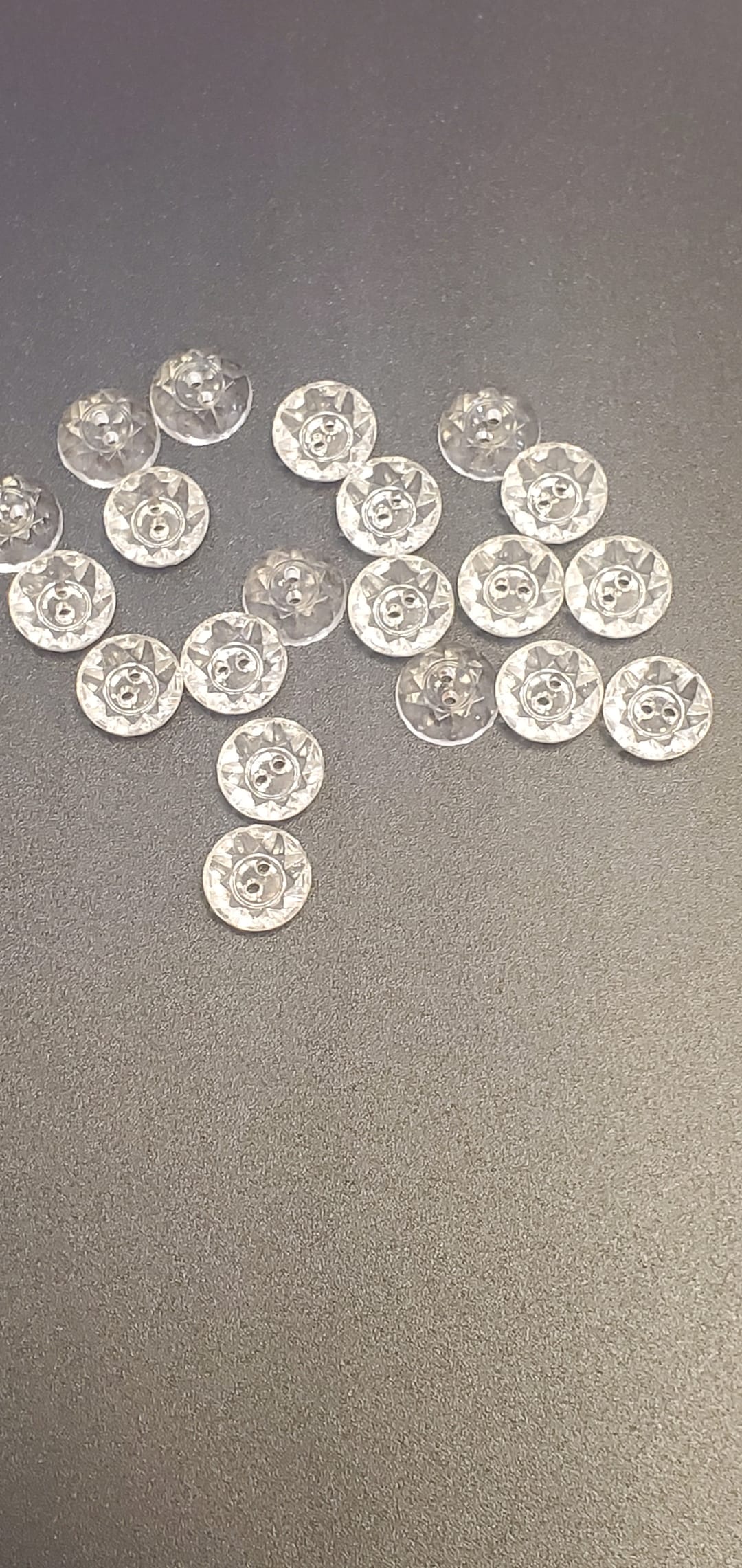 Clear Glass Buttons - Etsy