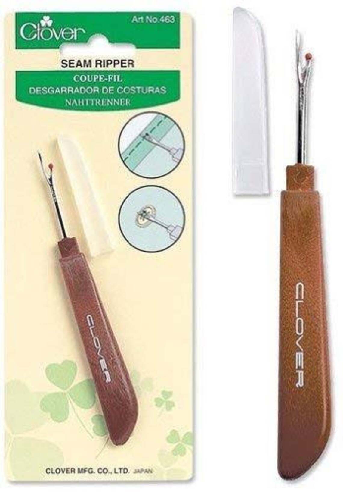 Clover Seam Ripper / Seam Cutter Steeles Sharpe Blade With - Etsy UK