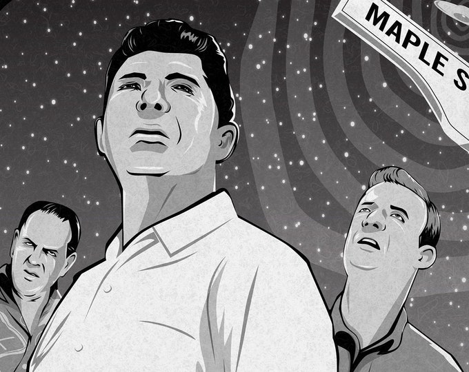 Twilight Zone "monsters on Maple Street" 13x19 Poster - Etsy