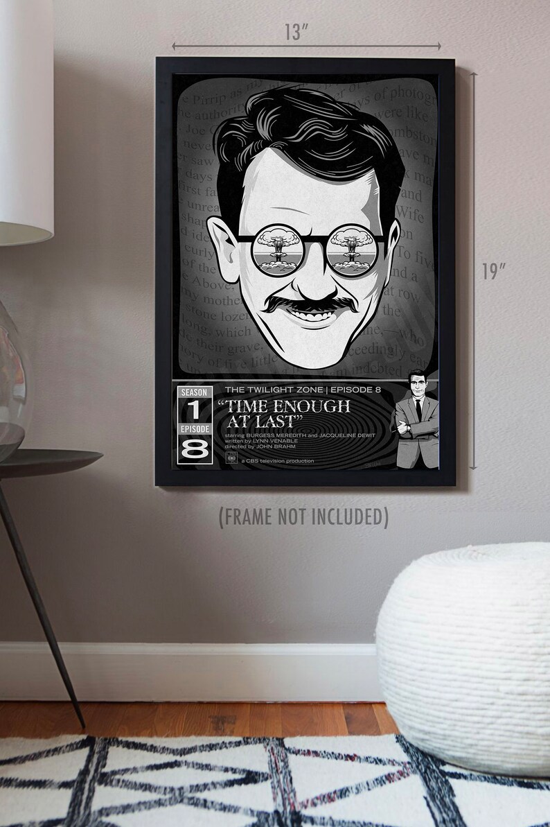 Twilight Zone time Enough at Last 13x19 Poster - Etsy