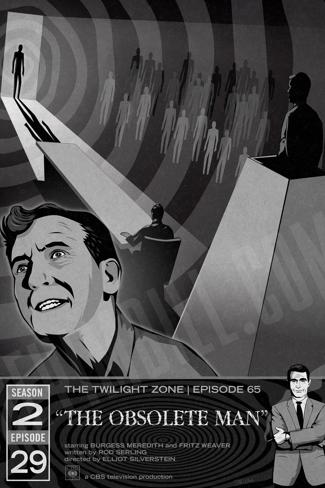 Twilight Zone "the Obsolete Man" 13x19 Poster - Etsy