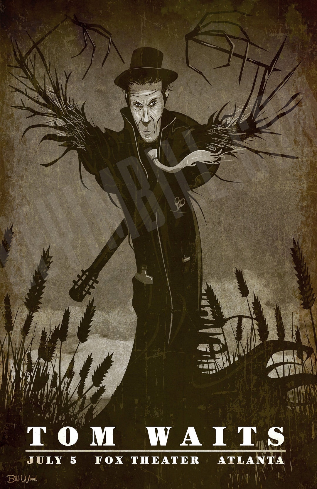 Tom Waits "scarecrow" 13x19 Poster Print - Etsy