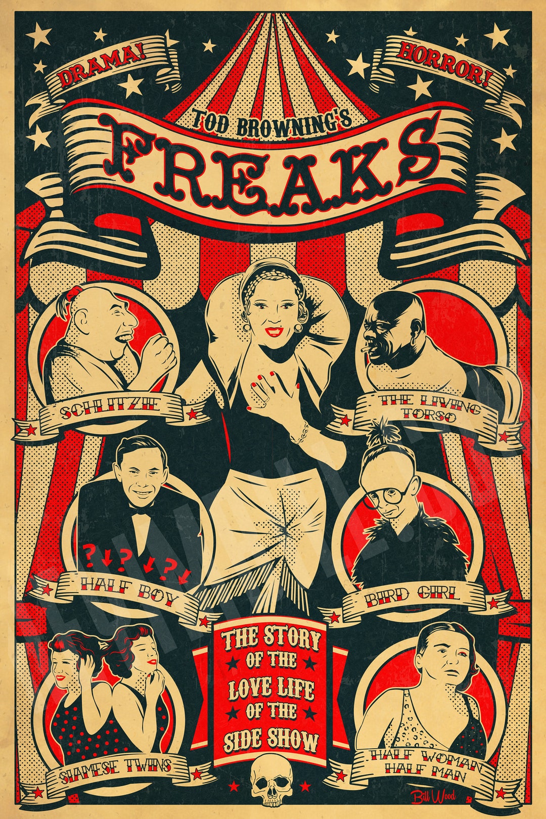 Freaks 13x19 Horror Poster Print - Etsy