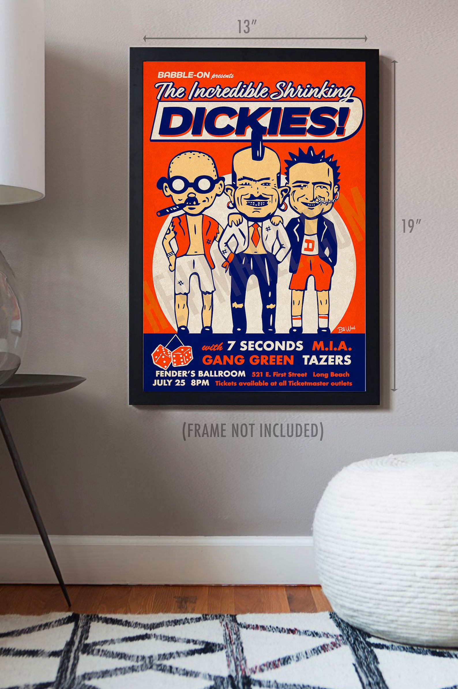 The Dickies pep 13x19 Punk Concert Poster Print - Etsy