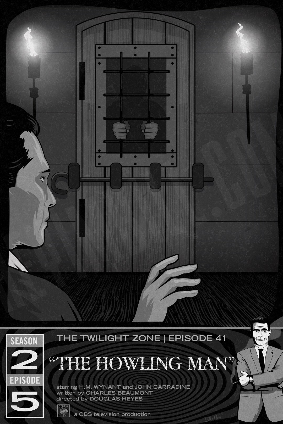 Twilight Zone the Howling Man 13x19 Poster - Etsy