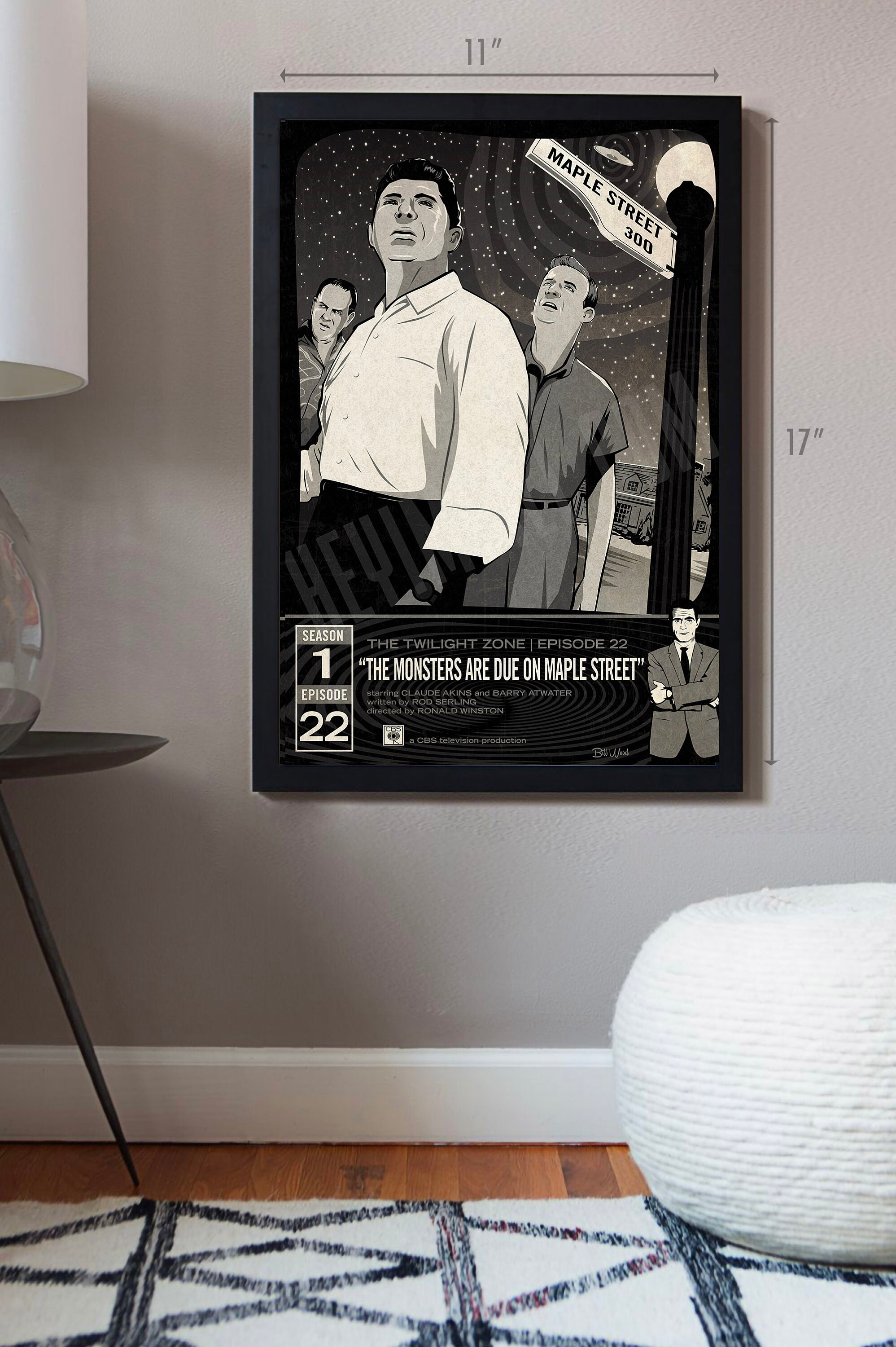 Twilight Zone Monsters on Maple Street 11x17 | Etsy