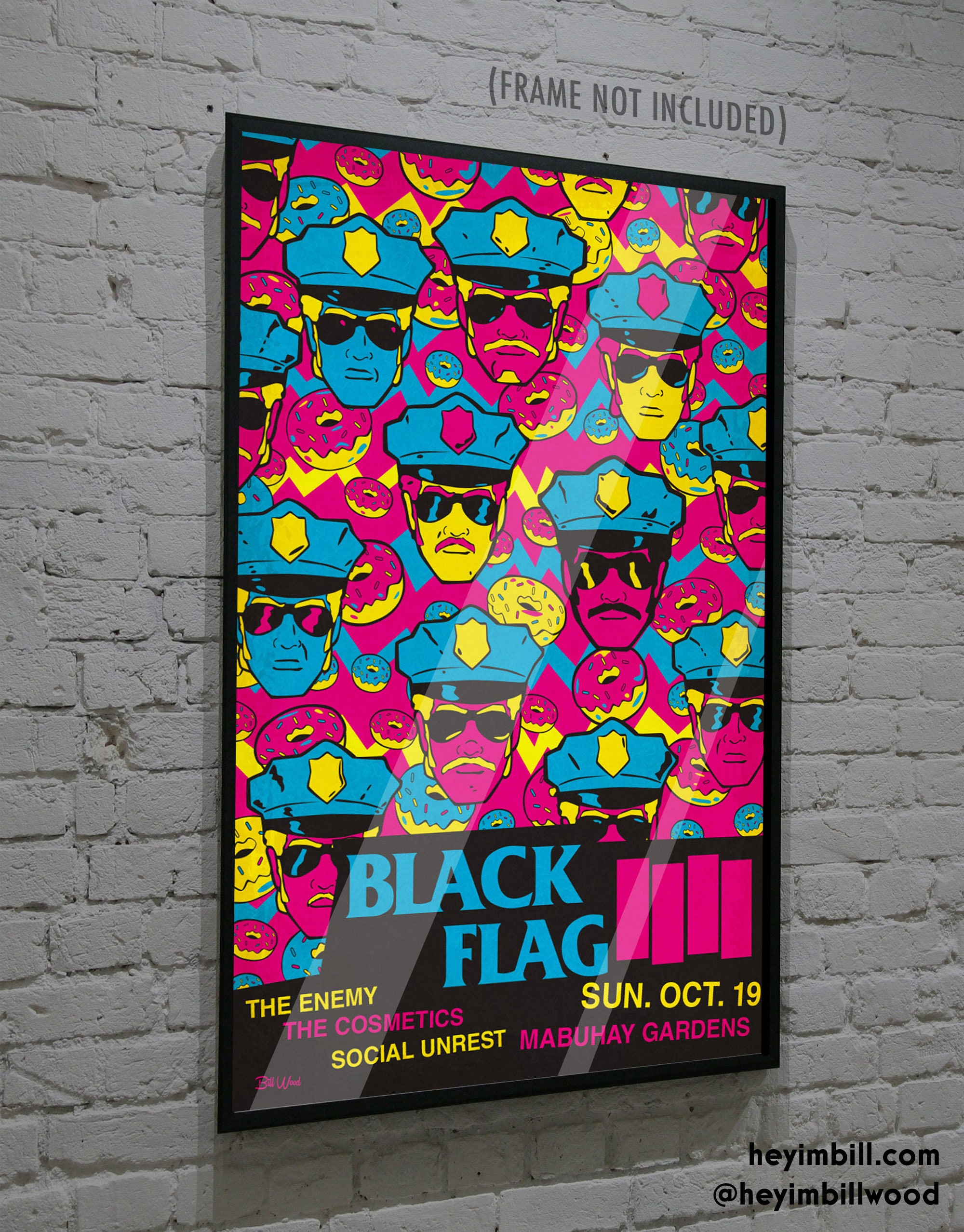 Band Black Flag Police Story Poster