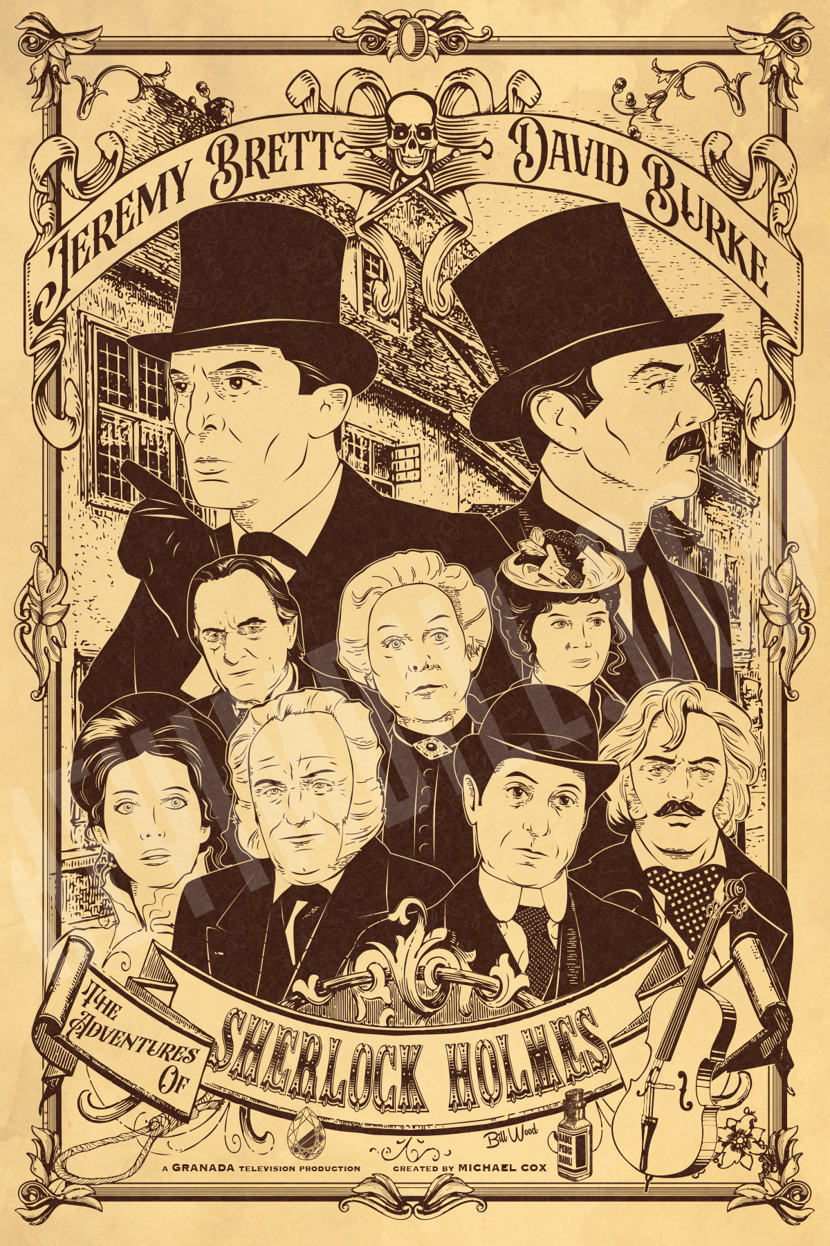Jeremy Brett Sherlock Holmes Poster