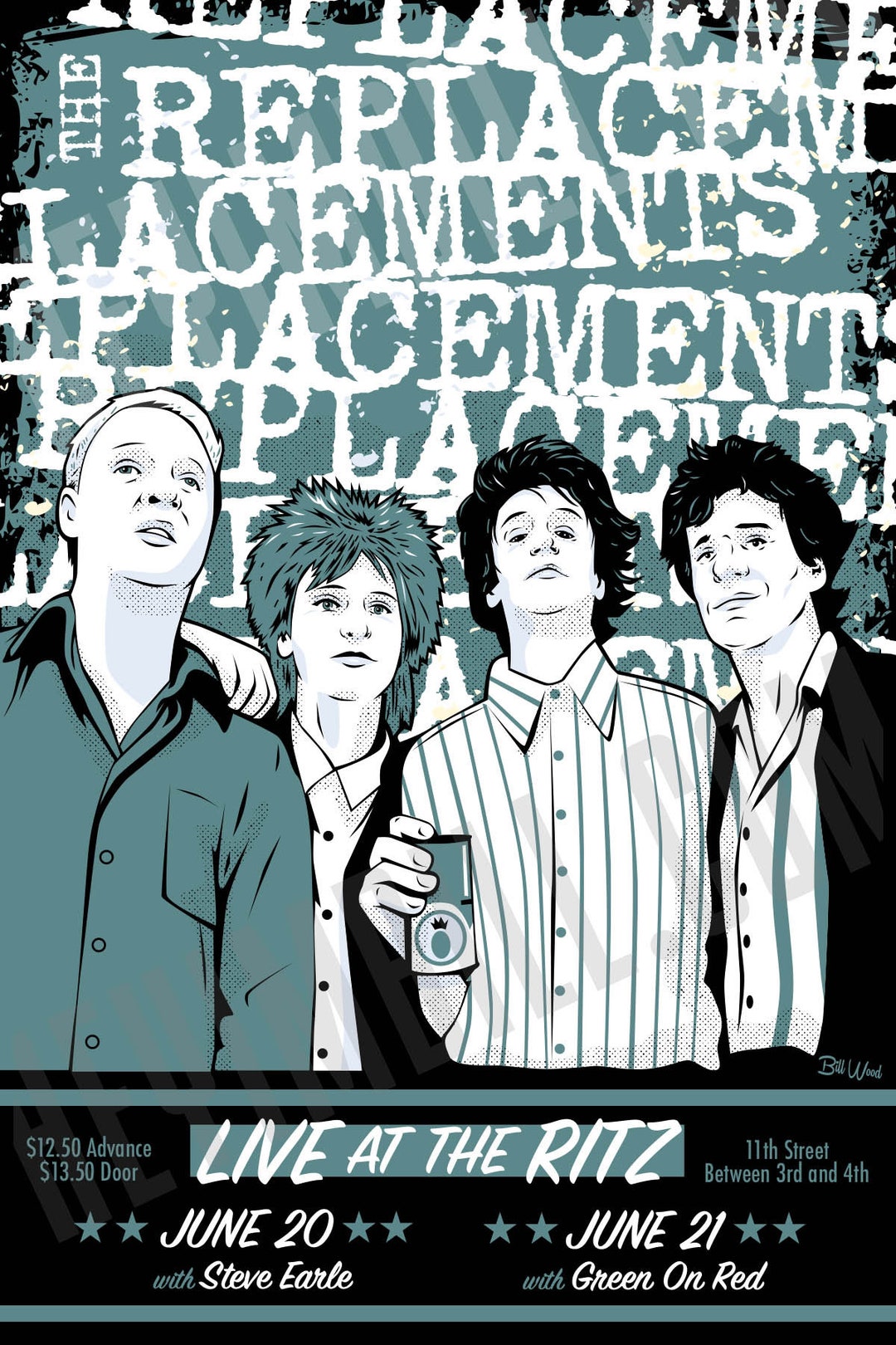 The Replacements "ritz" 13x19 Concert Poster Print - Etsy