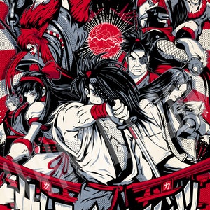 Samurai Shodown 13x19 Fighting Game Poster Print SNK, Neo Geo - Etsy