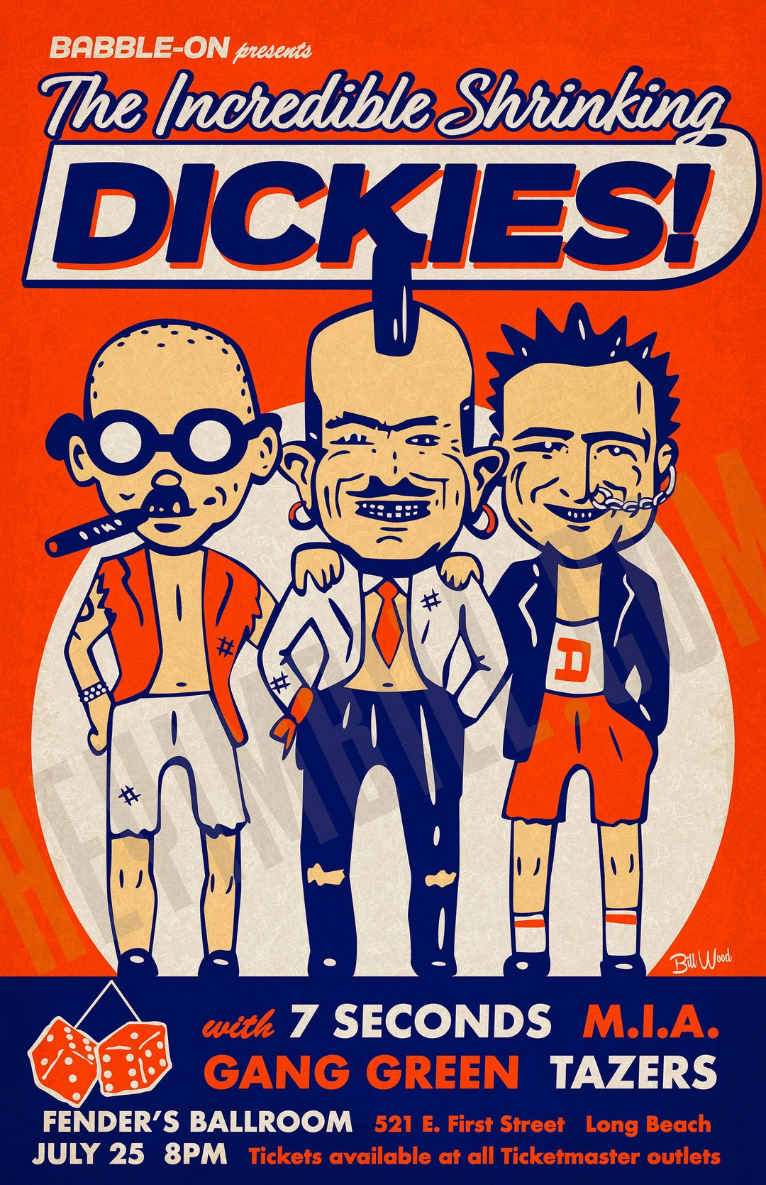 The Dickies "pep" 13x19 Punk Concert Poster Print - Etsy