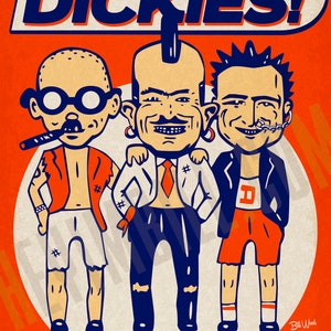 The Dickies pep 13x19 Punk Concert Poster Print - Etsy