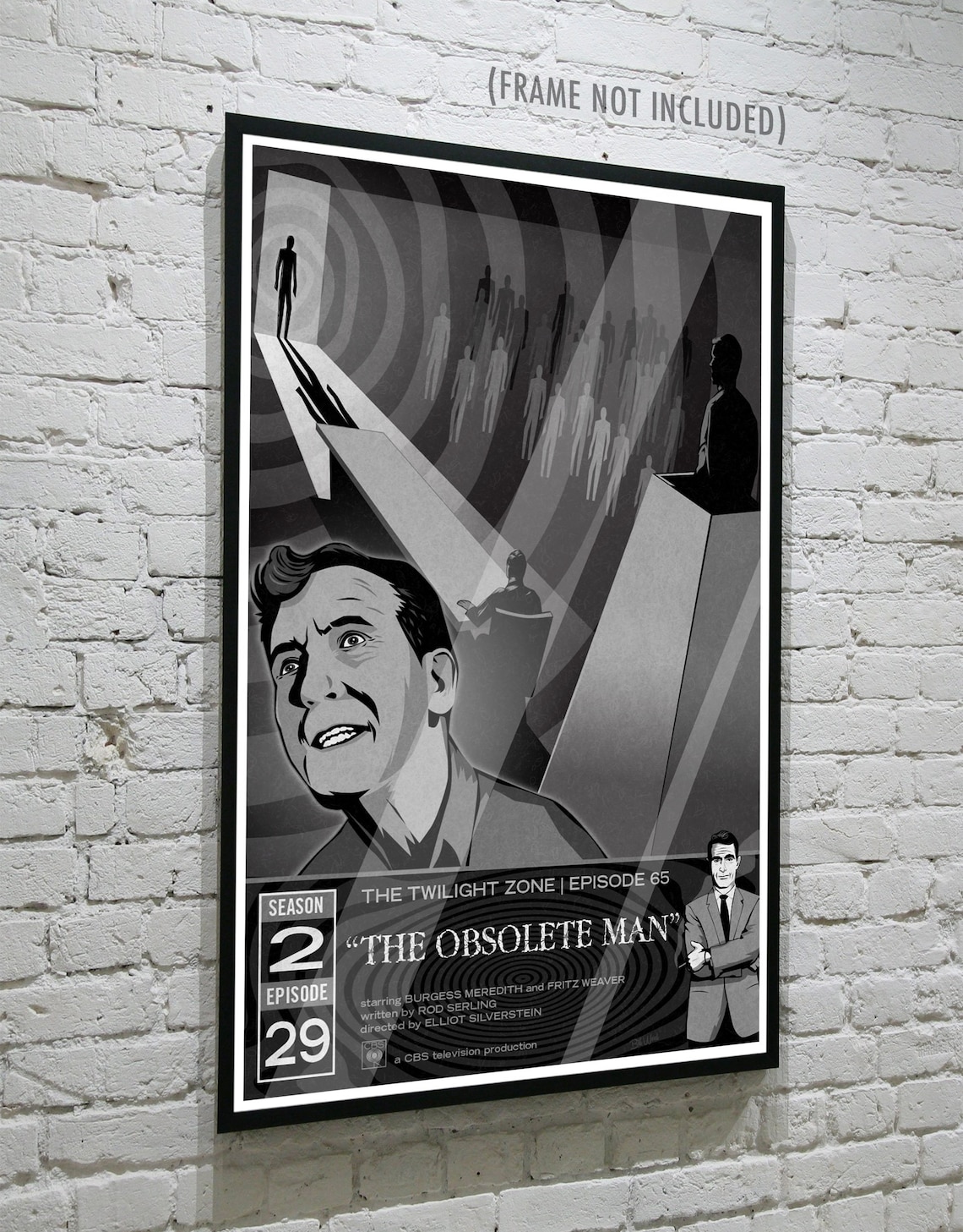 Twilight Zone the Obsolete Man 13x19 Poster - Etsy