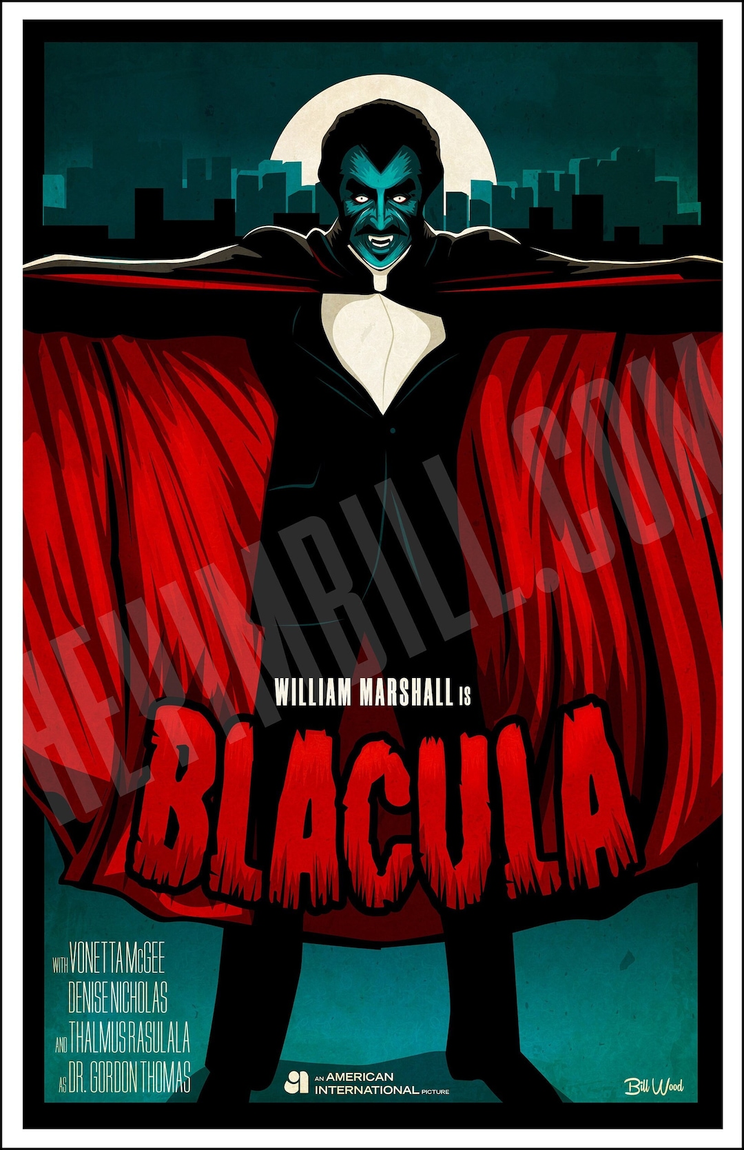 Blacula 13x19 Horror Poster Print - Etsy