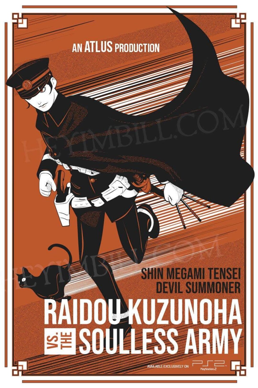 Raidou Kuzunoha soulless 13x19 Gaming Poster Print - Etsy