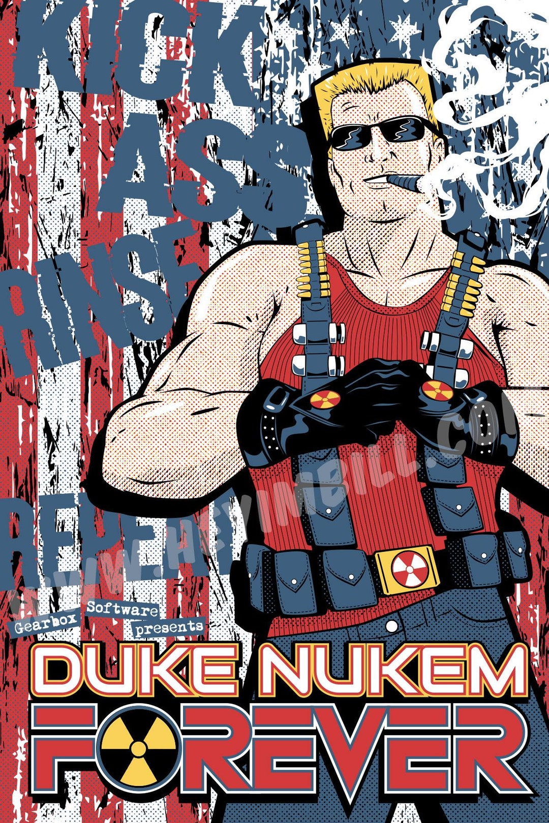 Duke Nukem Forever 13x19 Gaming Poster Print - Etsy