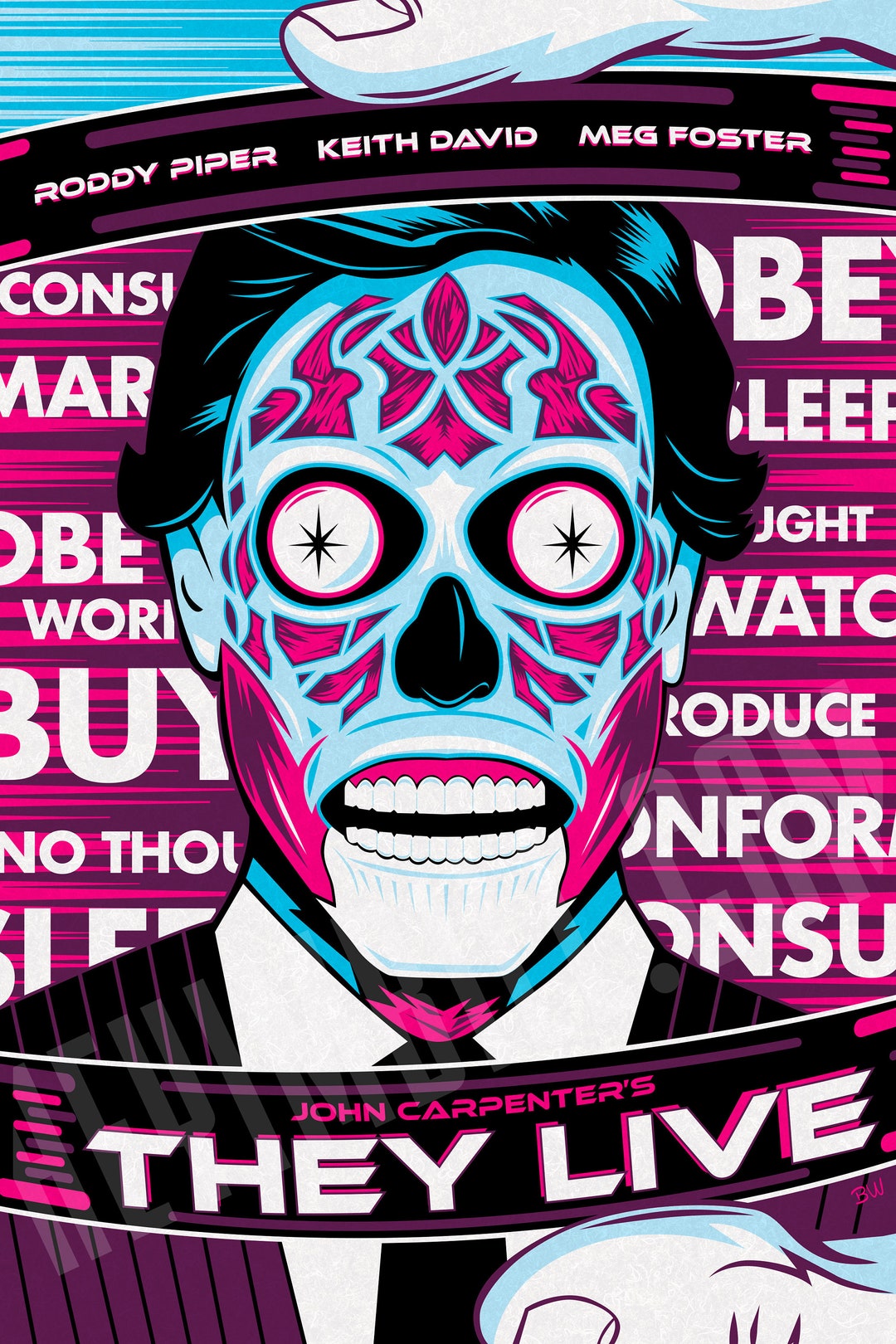 They Live 13x19 Poster Print - Etsy