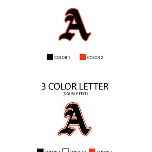 Custom Chenille Varsity Style Letters. HANDCRAFTED. - Etsy