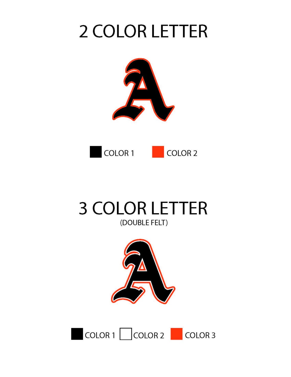 Custom Chenille Varsity Style Letters. HANDCRAFTED. - Etsy