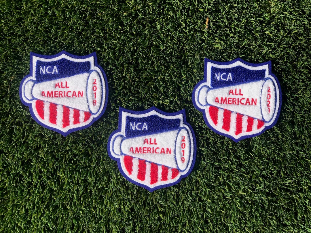 4" NCA All-american Patch – Custom Year | Sew-on Chenille and ...
