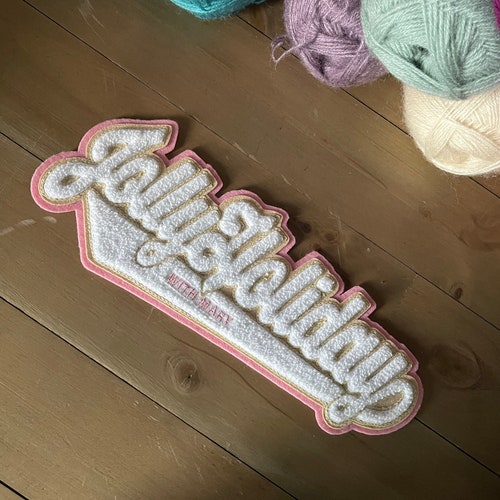 Custom Made Chenille Back Name Patches /personalized Gift - Etsy