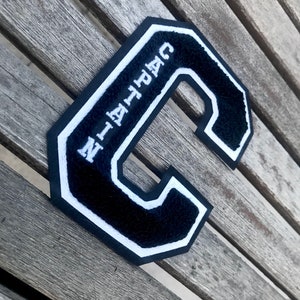 Custom / Personalized Chenille Varsity CAPTAIN Patch Personalized in ...