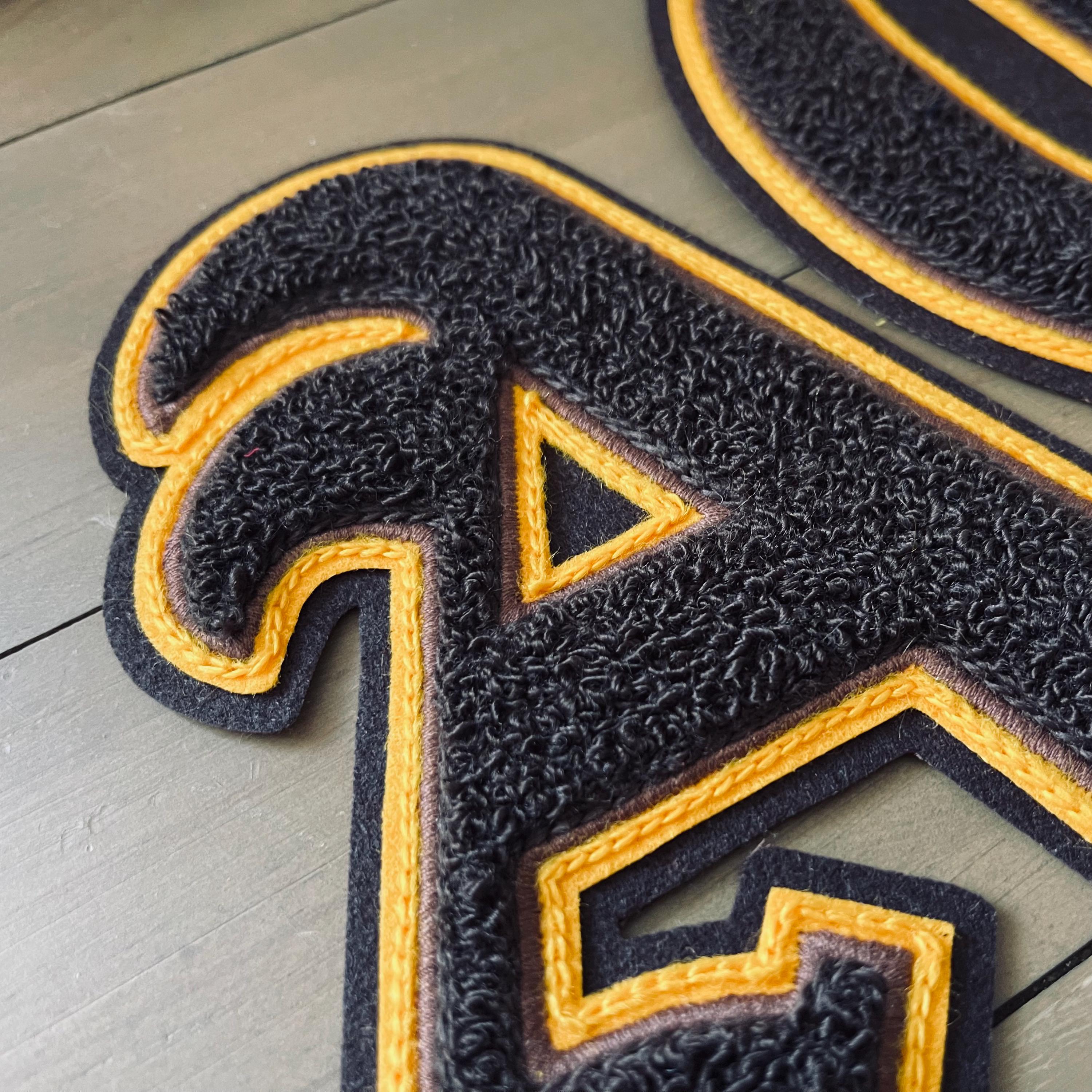 Custom Chenille Varsity Style Letters. HANDCRAFTED. - Etsy