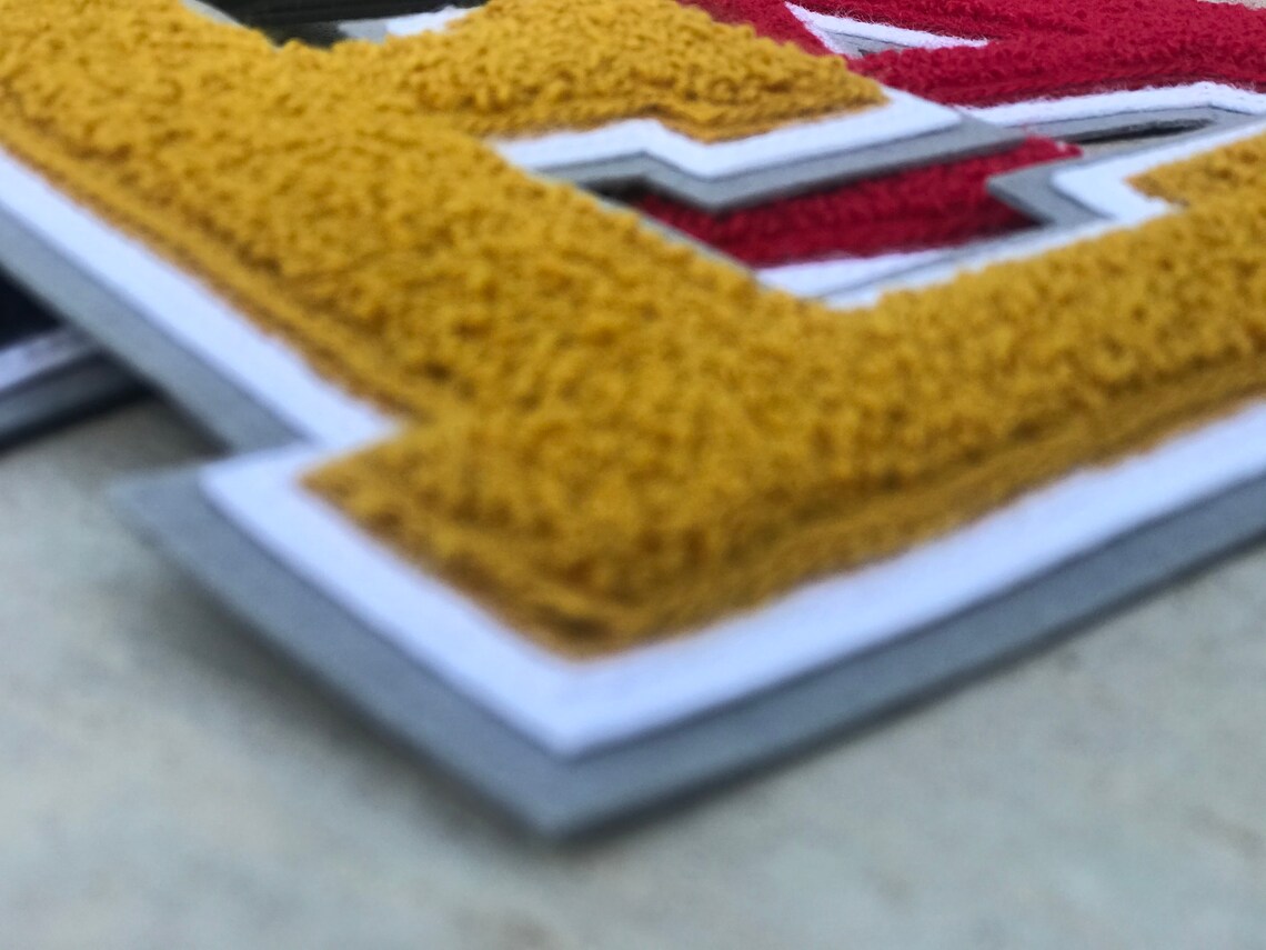 Handmade Custom Chenille Letters ANY COLOR /personalized Gift - Etsy